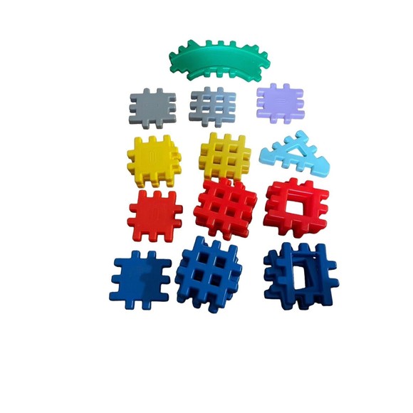 Little Tikes | Toys | Vtg Little Tikes Waffle Blocks Assorted Set Of 3 ...